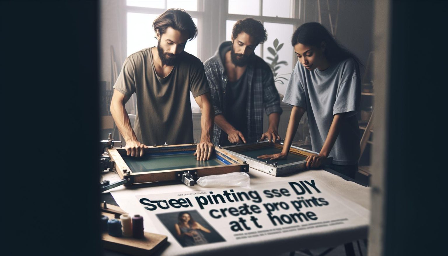 Screen Printing Screens DIY: Create Pro Prints At Home » Craft-Chic.com