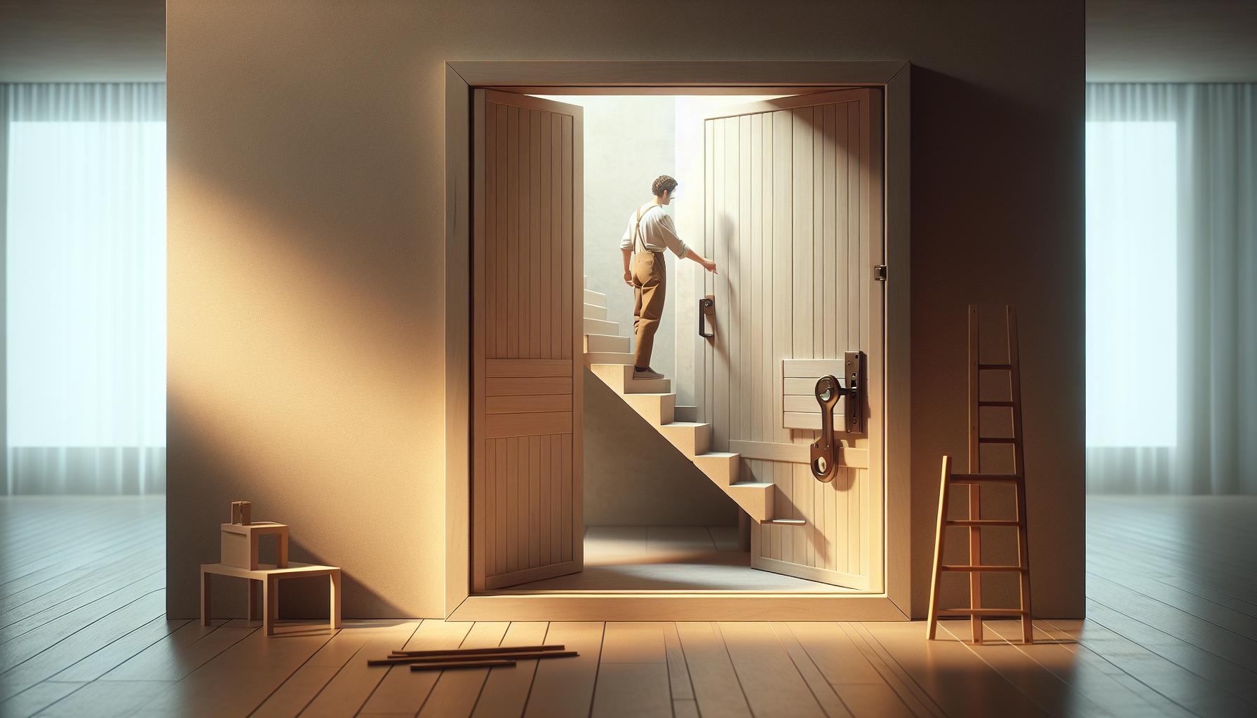How To Craft Trap Door: Secret Entrance Tutorial » Craft-Chic.com