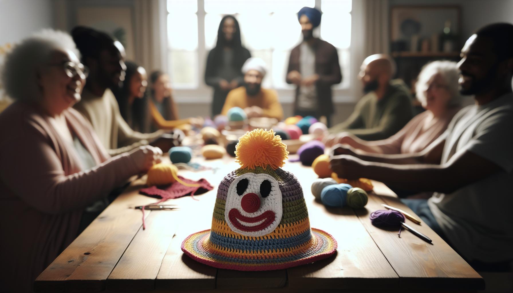 Clown Hat Crochet Pattern: Circus Party Fun » Craft-Chic.com